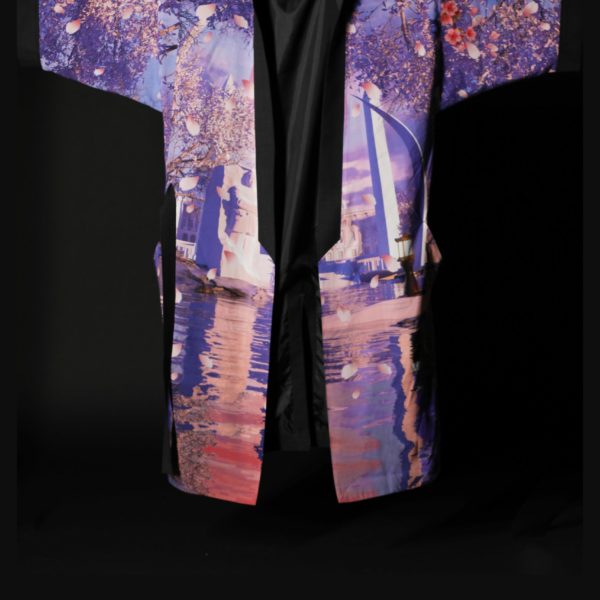 DC Cherry Blossom Kimono, Limited Edition - Rui Hachimura Black Samurai